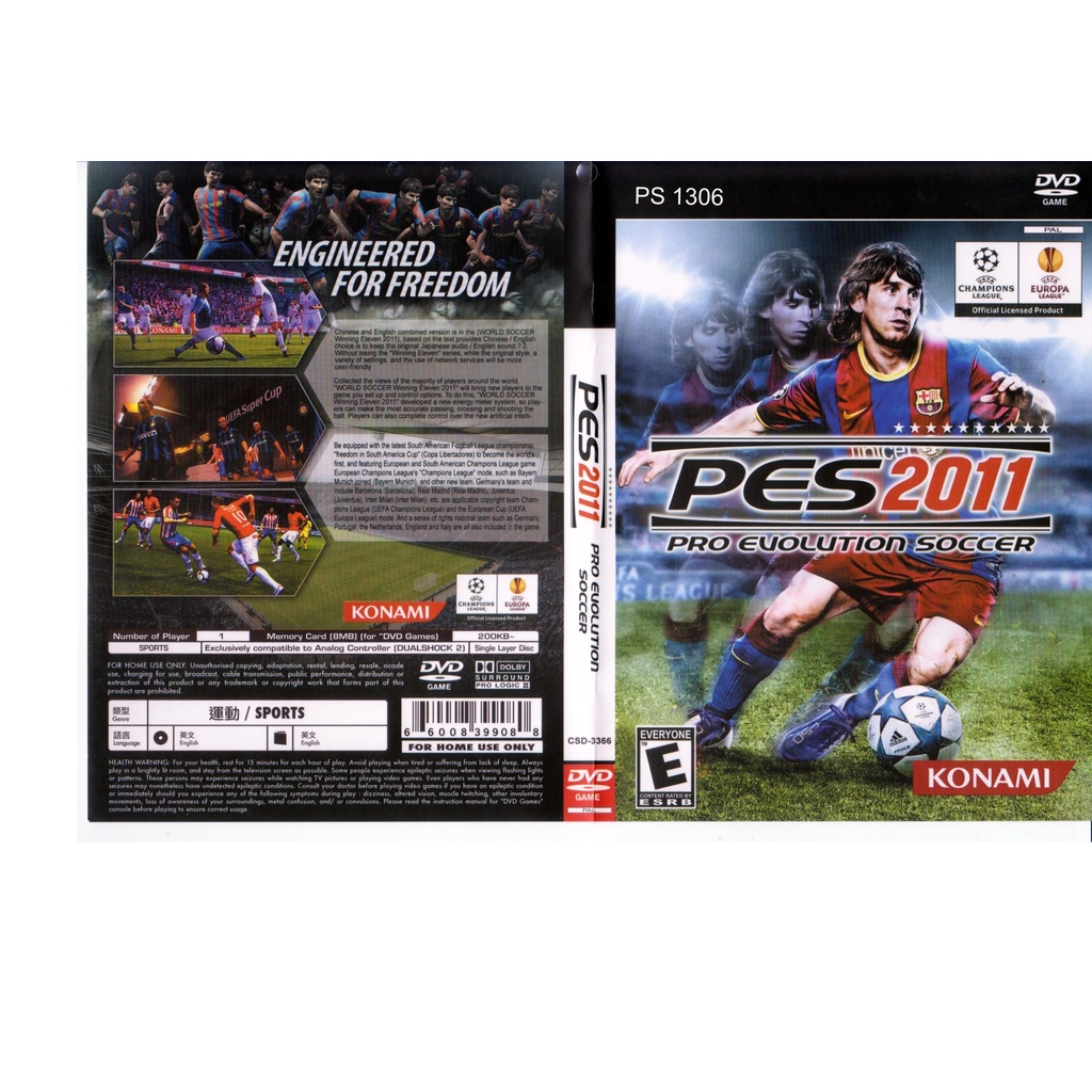 PS2 GAME COLLECTION PES 2011 (CD Version) | Shopee Malaysia