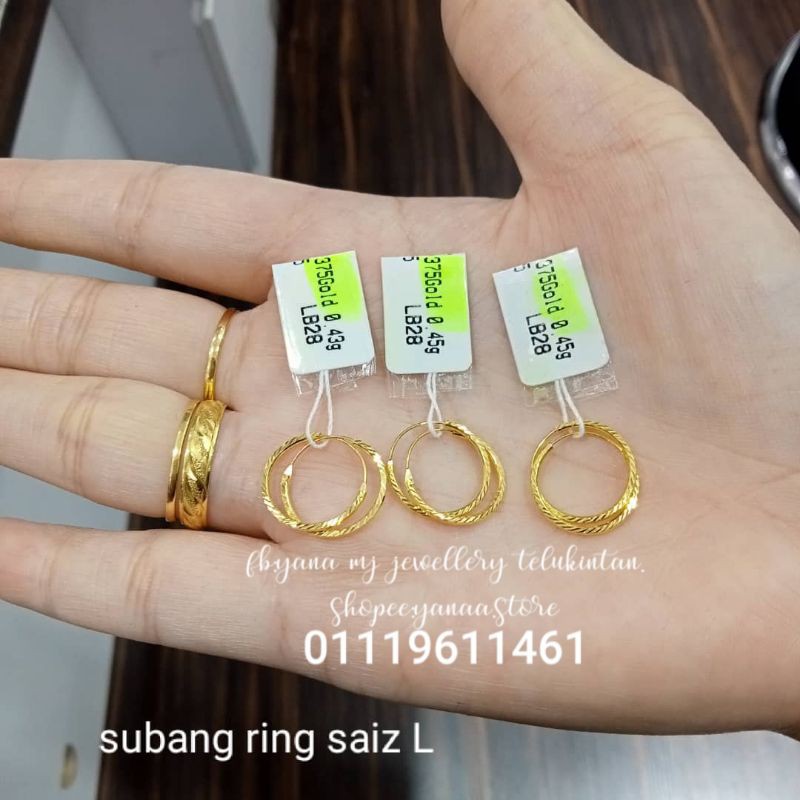 🔥emas375 subang ring dewasa🔥 | Shopee Malaysia