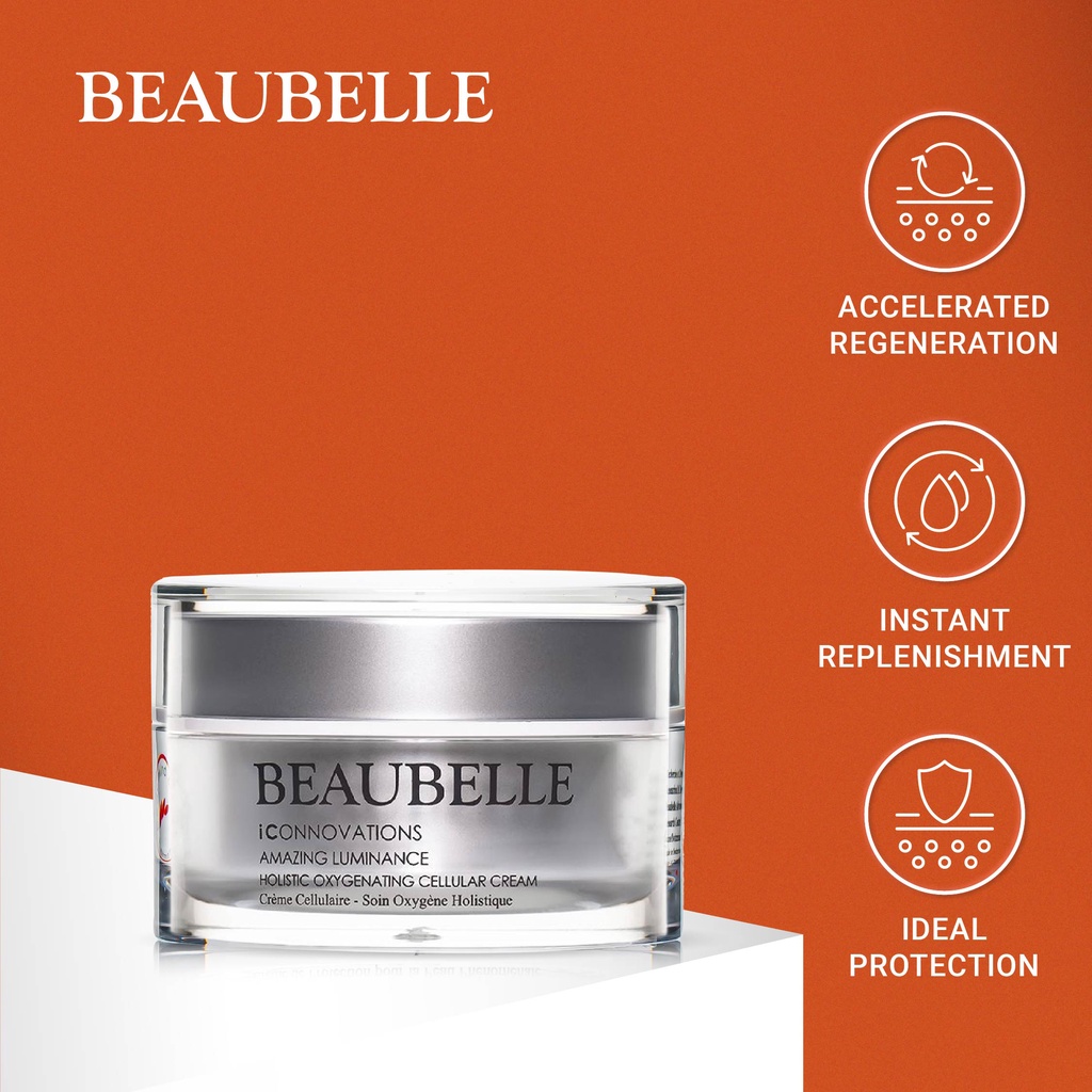 BEAUBELLE Amazing Luminance Holistic Oxygenating Cellular Cream Face ...