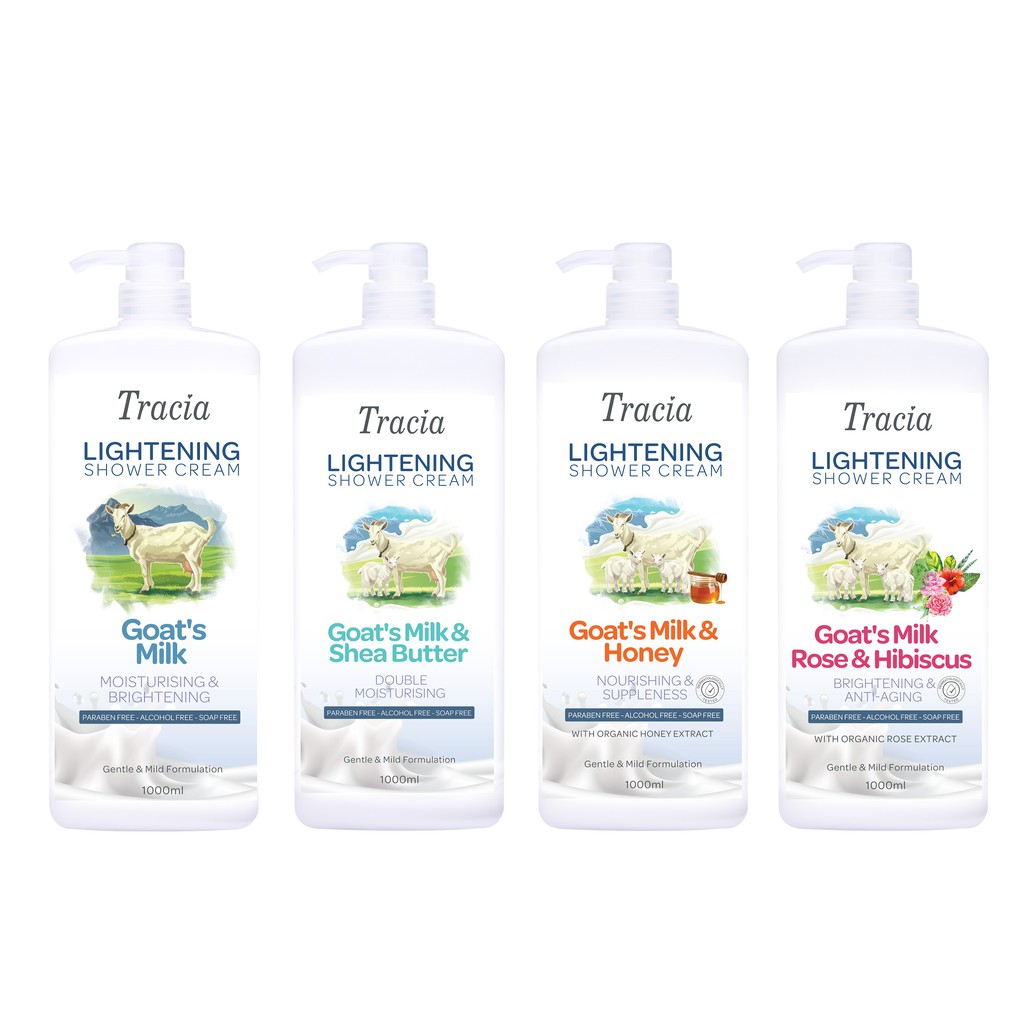 Tracia Lightening Shower Cream (1000ml) | Shopee Malaysia