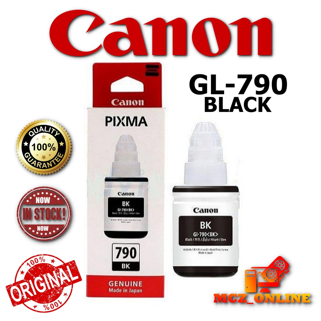 🔥READY STOCK🔥💯ORIGINAL💯 CANON GI-790 REFILL BLACK INK 135ml for GI790 ...