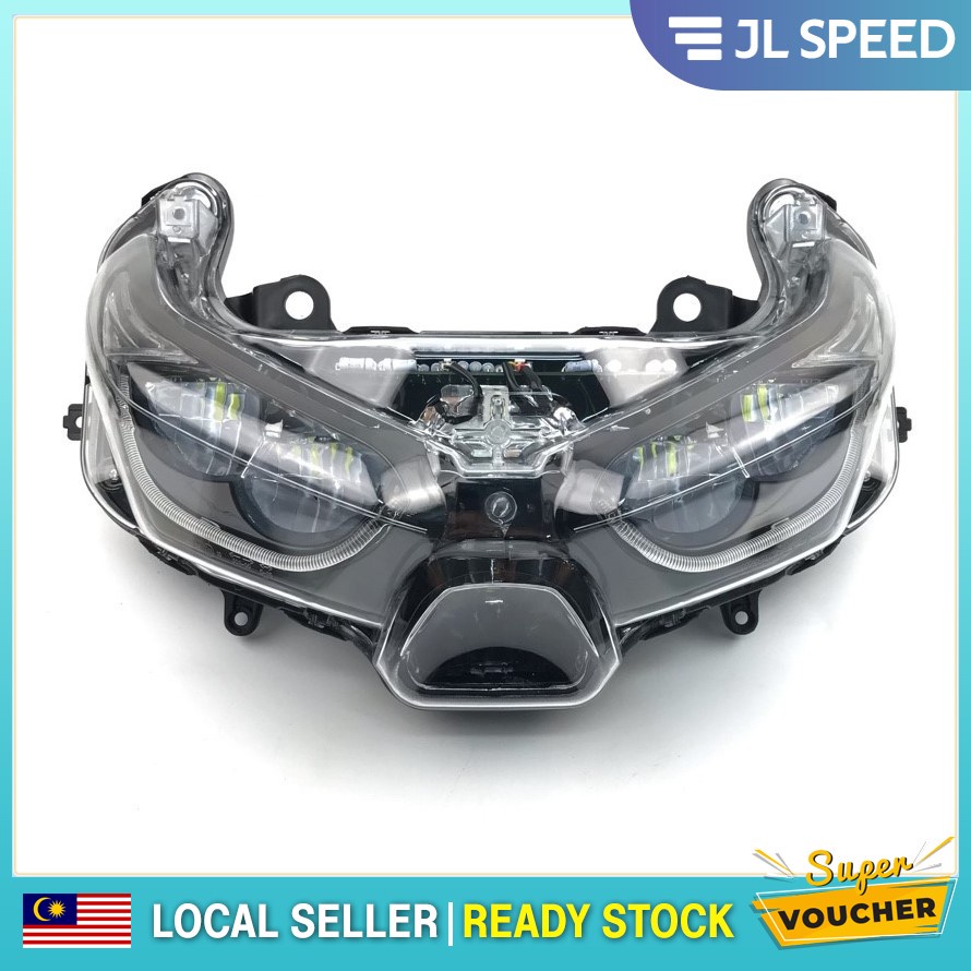 YAMAHA XMAX 250 300 X MAX HEADLIGHT ASSY LAMPU DEPAN XMAX HEAD LAMP LED PNP | Shopee Malaysia
