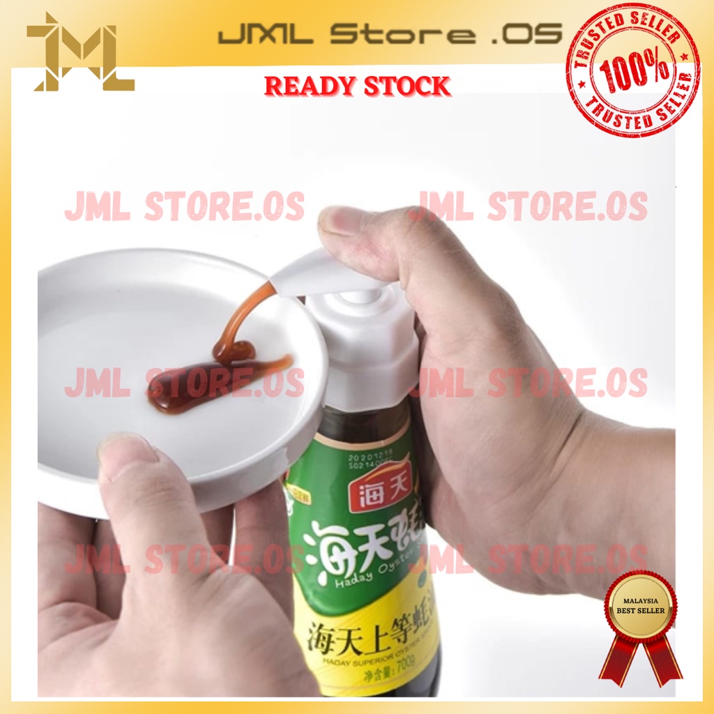 Sauce Bottle Pump Oil Chili Tomato Bottle Pumper Press Nozzle Air ...