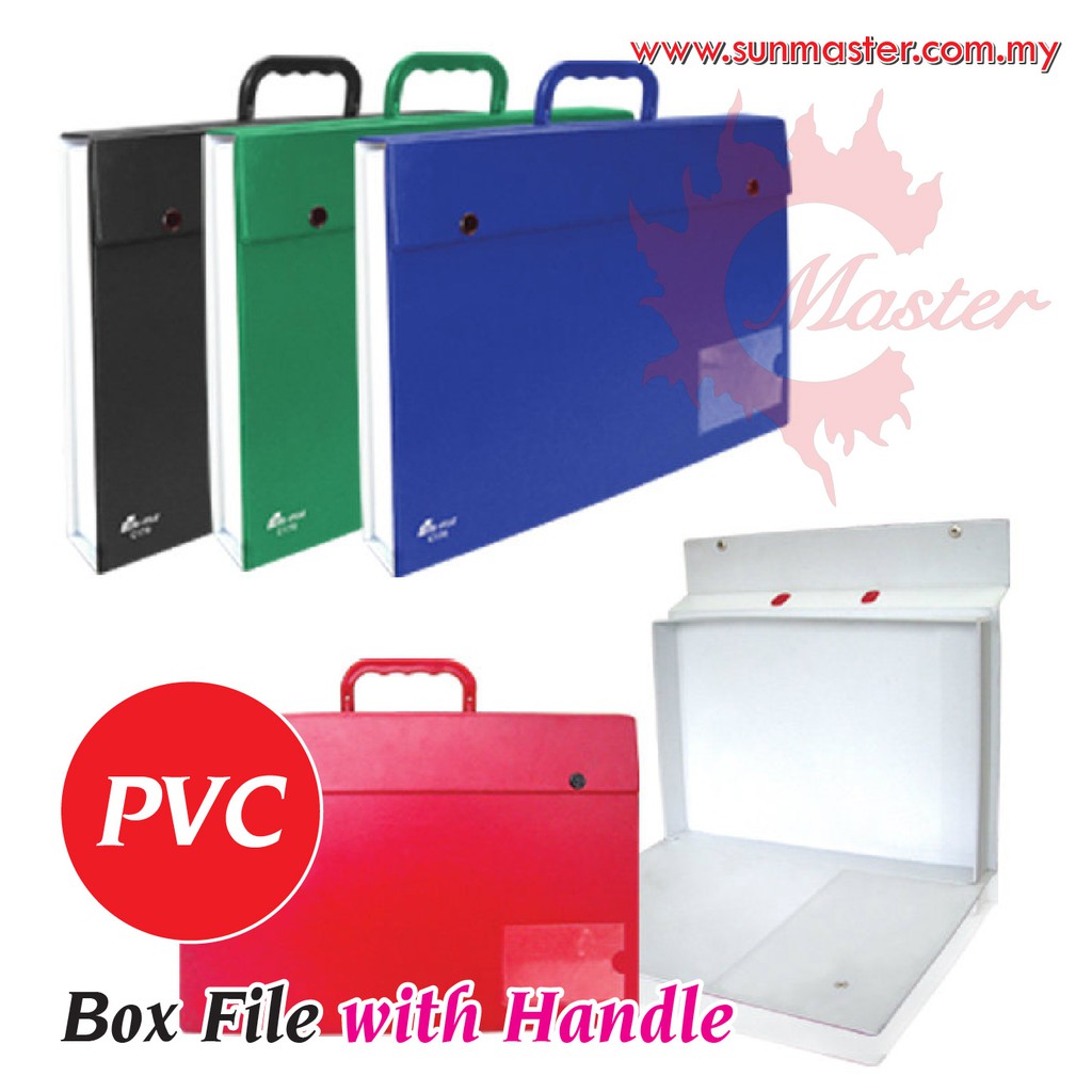 PVC Box File with Handle | C170 File Box | Shopee Malaysia