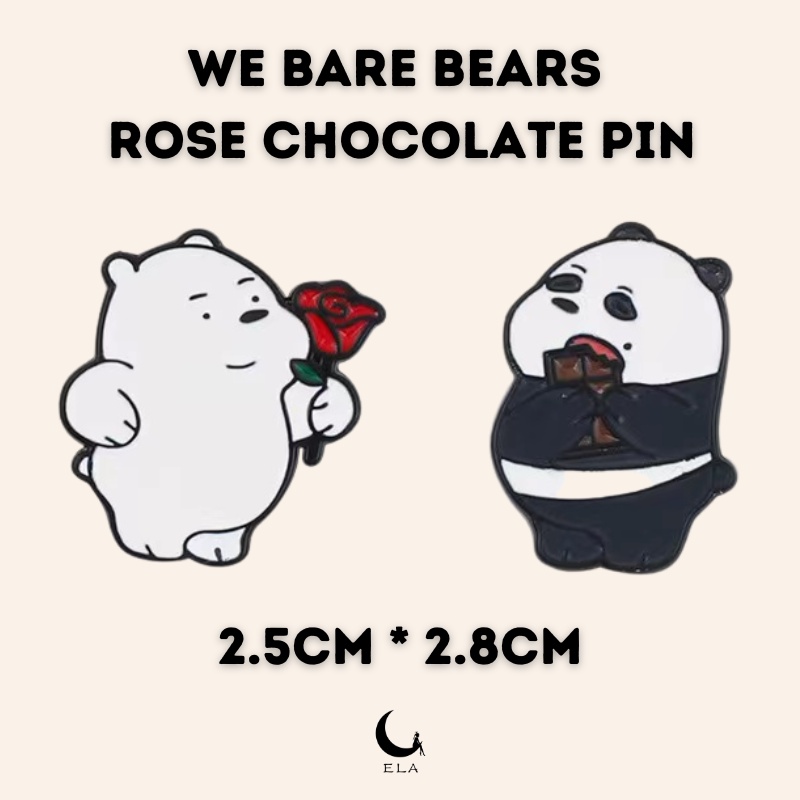 We Bare Bears Rose Chocolate PIN | Shopee Malaysia