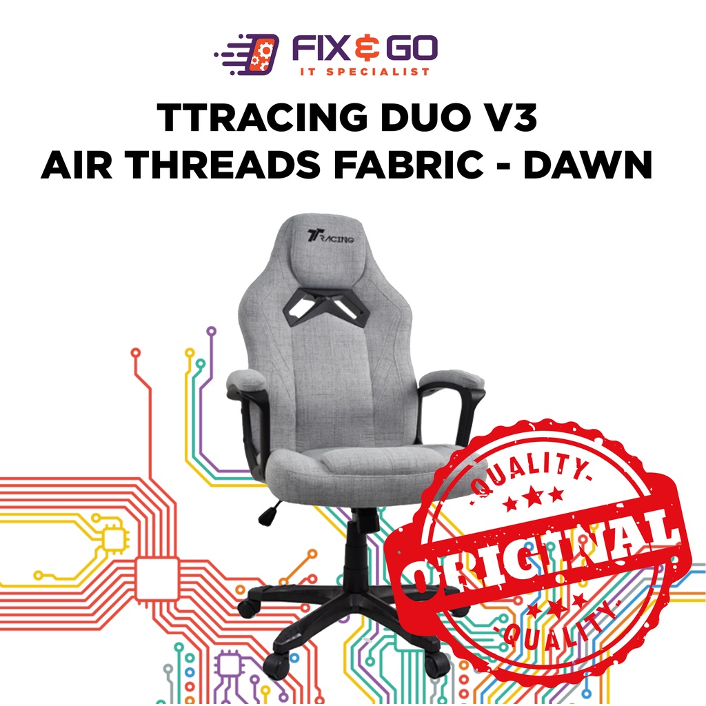 TTRacing Duo V3 Air Threads Fabric Gaming Chair | Shopee Malaysia