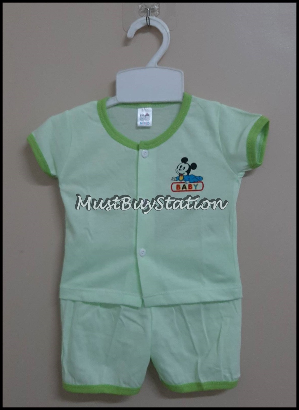 MBS Newborn Baby Suit Cotton Short Sleeve & Short Pants Suit (Multi ...