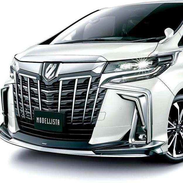 Toyota Alphard ANH30 2018 M Style Front Grille Cover & Head Lamp Cover ...