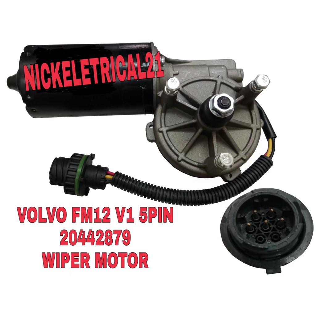 VOLVO FM12 Version 1 5 PIN Wiper Link Motor 20442879 | Shopee Malaysia