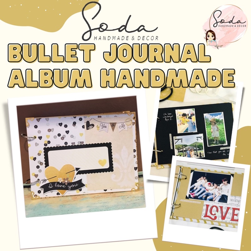 Photo Album/ Plain Album/Mini Scrapbook/Photo diary | Shopee Malaysia