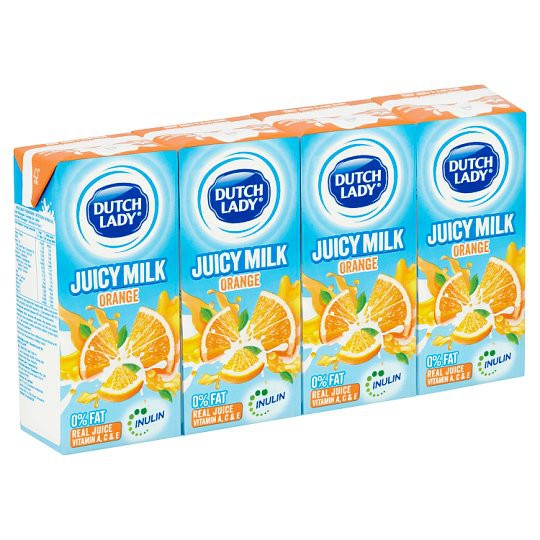 Dutch Lady Juicy Milk Orange 4 x 200ml | Shopee Malaysia