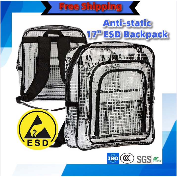 EB901 (Direct Factory) 17inch ESD PVC Dust Free Transparent Cleanroom ...