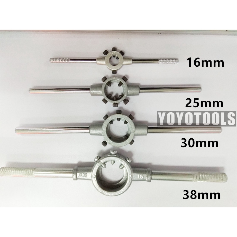 The Wrench for Round Die M3.5-6/7-9/10-11/12-16/18-22/24-27/M30-M36/M39-M42 Die Stock Handle ...