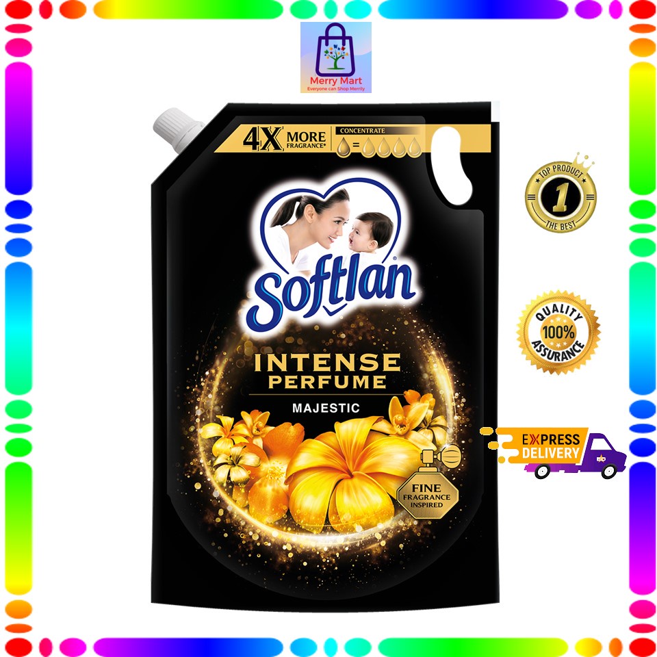 Softlan Intense Perfume 1.3L Majestic Concentrated Fabric Softener ...