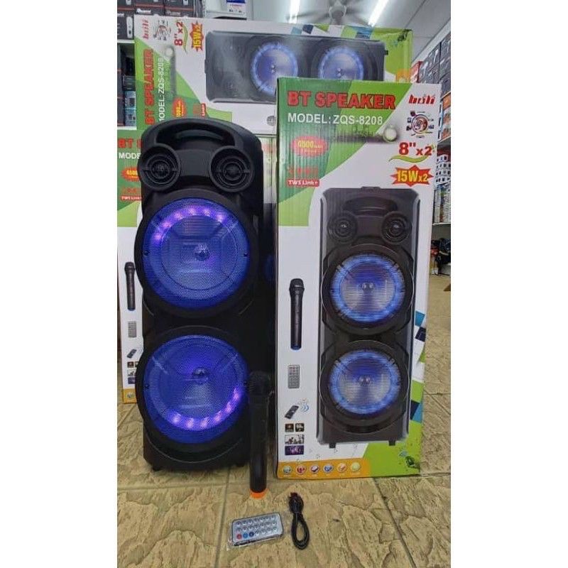 Super bass Speaker BT-SPEAKER MODEL: ZQS-8202 Bluetooth! FM! AUX ...