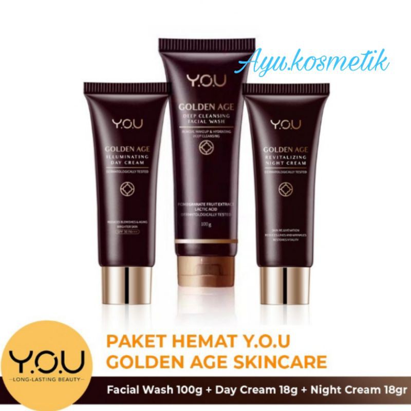 YOU GOLDEN AGE SKINCAR SAVINGS PACKAGE + FREE GIFT | Shopee Malaysia