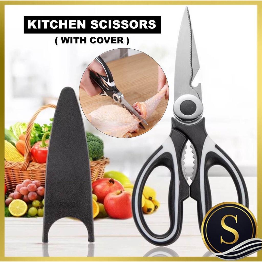 Kitchen Scissors Heavy Duty Professional Household MultiPurpose ...