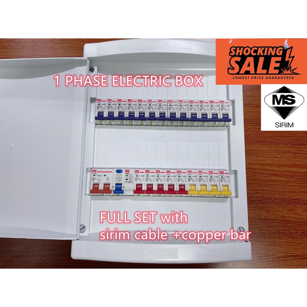 ⚡️SHOCKING SALE⚡️ FULL SET CONSUMER BOX 30 WAY 2 ROW ELECTRIC MAIN DB ...