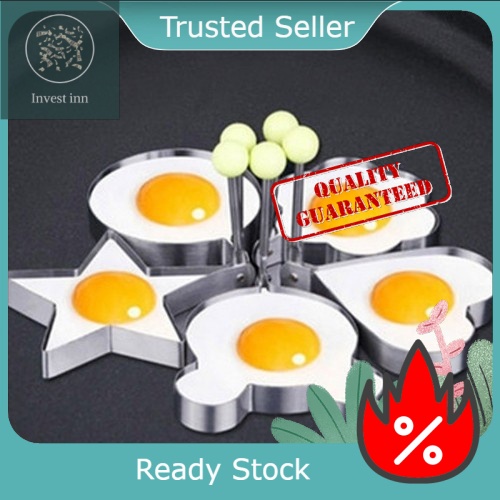 Stainless Steel Omelette Mold Creative Cake Shape DIY Omelette Baking ...