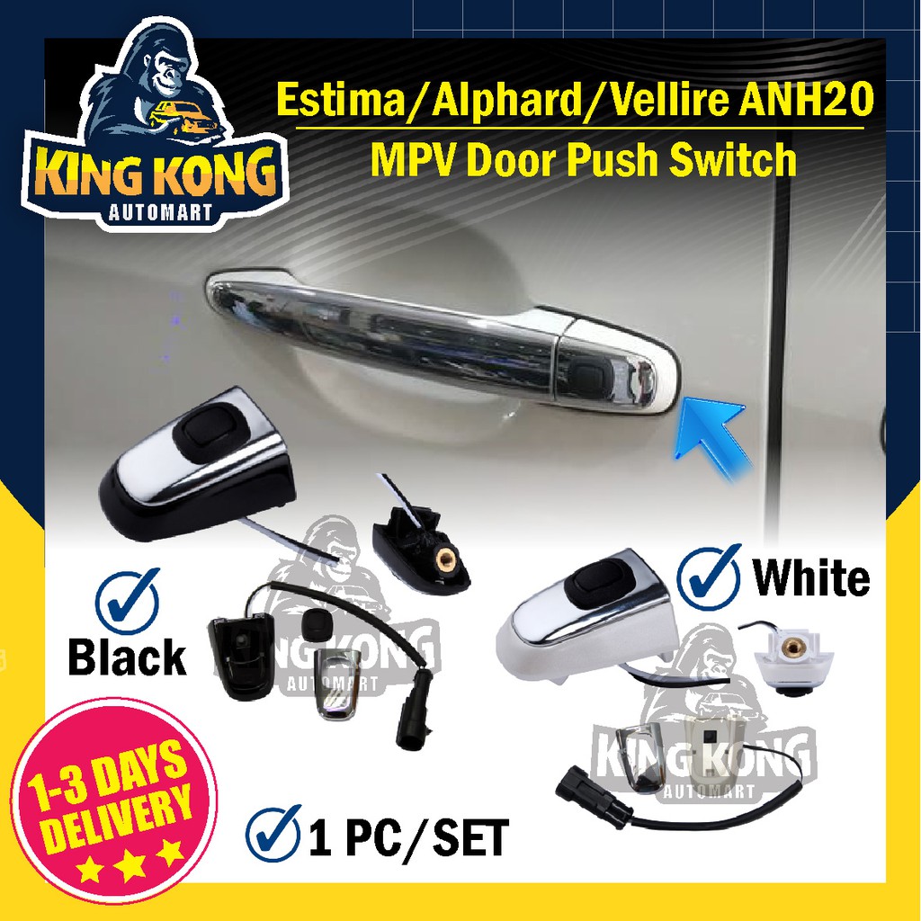 Toyota Estima50 Vellfire/Alphard20 Power Door Button Switch MPV Door Push Switch (1PC) BLACK ...