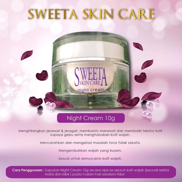 Sweeta Night Cream 💯 Original HQ | Shopee Malaysia