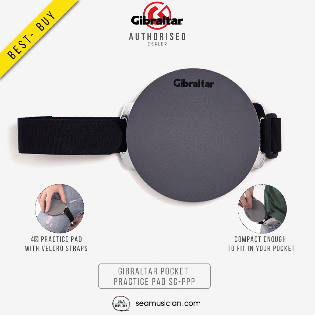 GIBRALTAR SC-PPP POCKET DRUM PRACTICE PAD (KNEE PRACTICE PAD | Shopee Malaysia