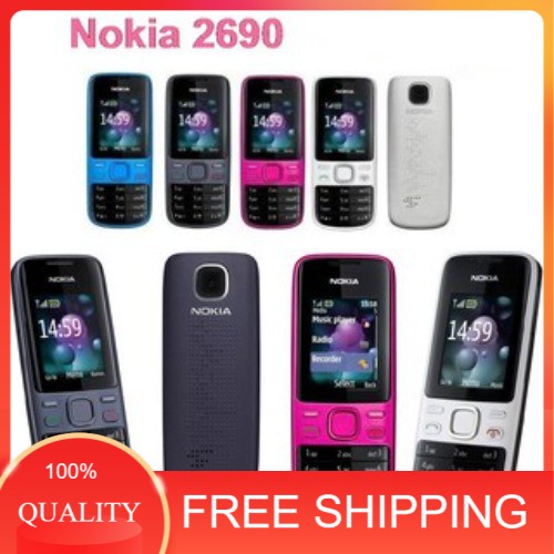 [ READY STOCK ] NOKIA 2690 Single Sim MOBILE PHONE with camera / memory ...