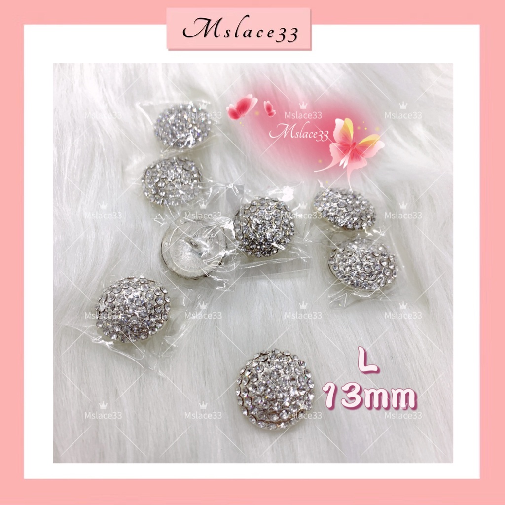 Butang Swarovski | Butang Kilat | Butang Diamond | Butang Crystal | Button Exclusive 15/17/18mm ...
