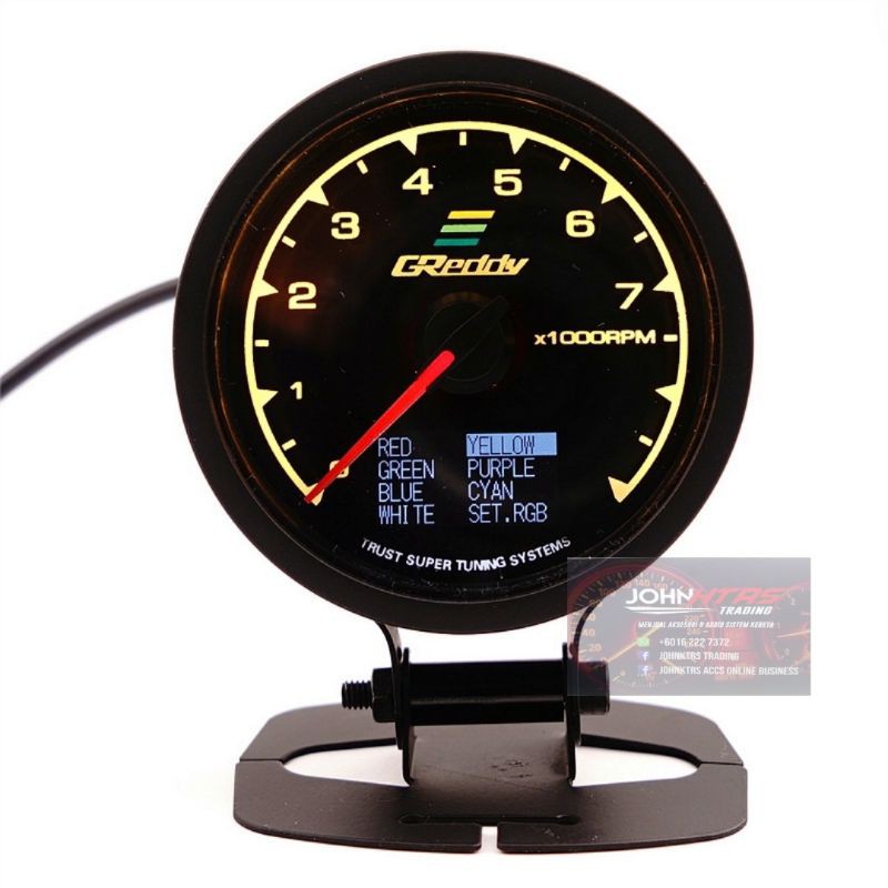 RPM GREDDY METER 7 COLOUR & 10 MODE START UP | Shopee Malaysia