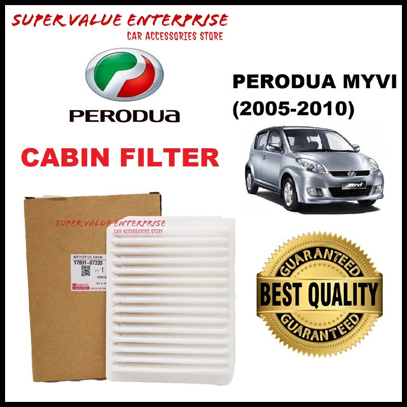 PERODUA MYVI AIRCOND CABIN FILTER AIR FILTER AIRCON FILTER | Shopee ...
