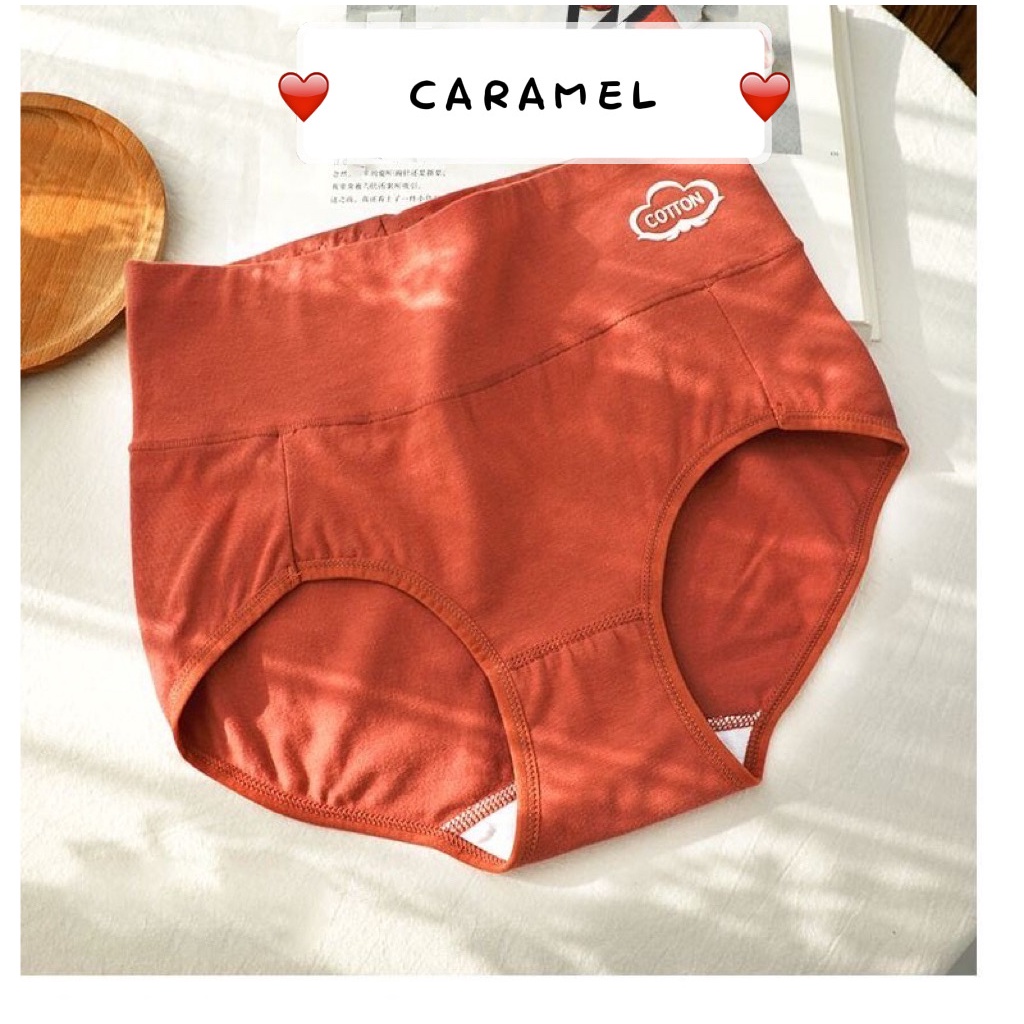 High Waist Women Cotton Panties Graphene Antibacterial Crotch Plus Size