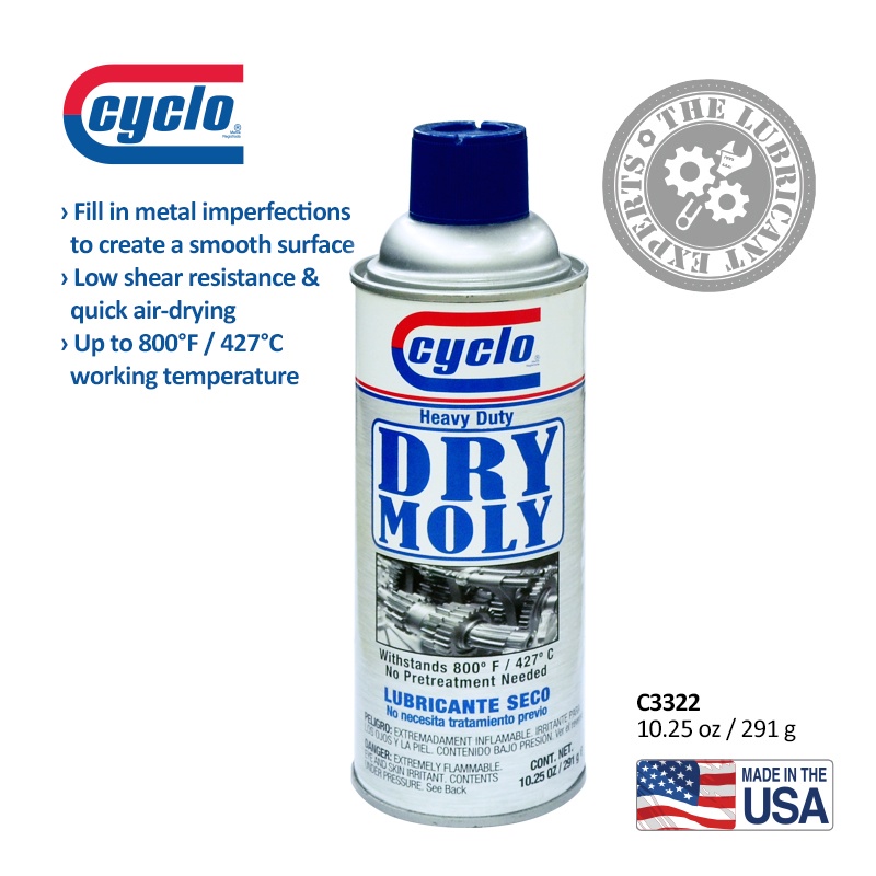 Cyclo Dry Moly Lubricant - 50% Friction Reduction (C3322) | Shopee Malaysia