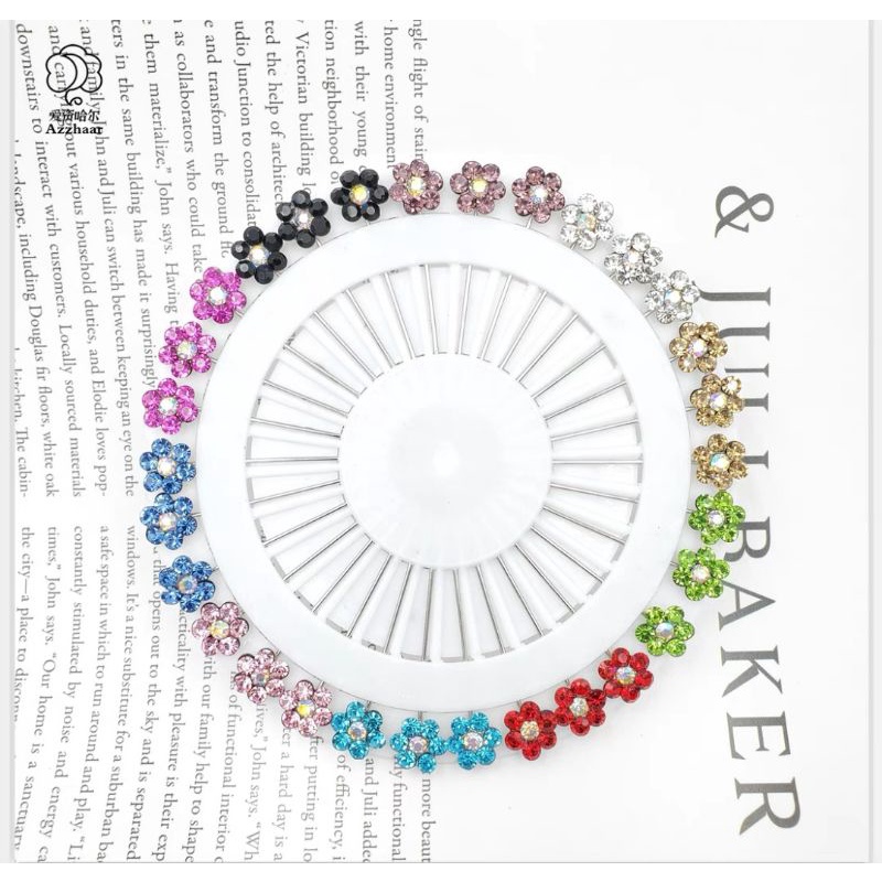 2pcs Pin Tudung Pin Bawal Pin Shawl Peniti Hijab Pin Pin Bunga | Shopee ...