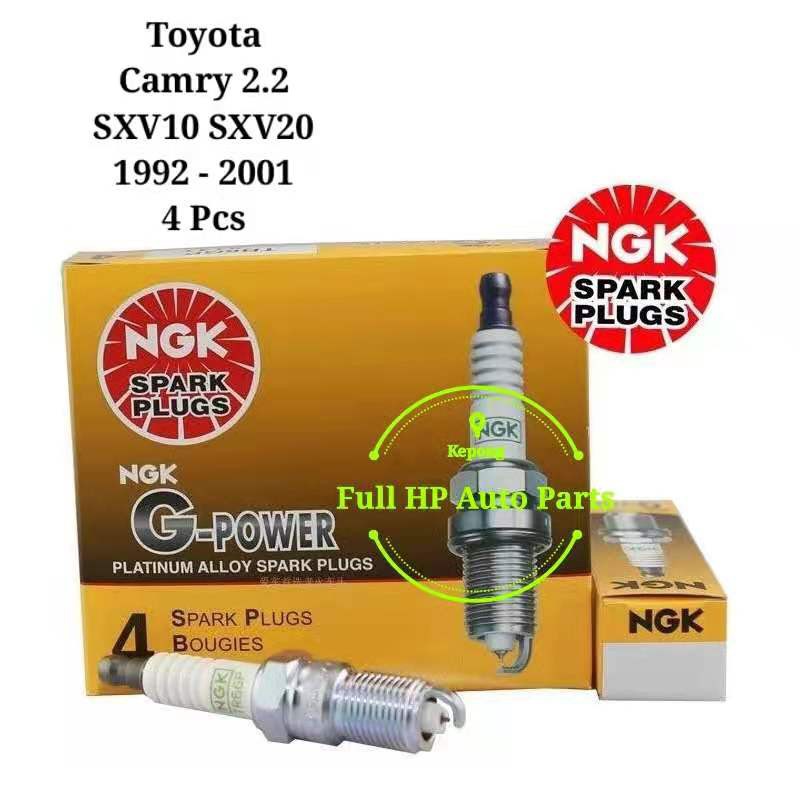 NGK G-Power Platinum Spark Plug for Toyota Camry 2.2 SXV10 SXV20 (1st & 2nd Generation) 1992 ...