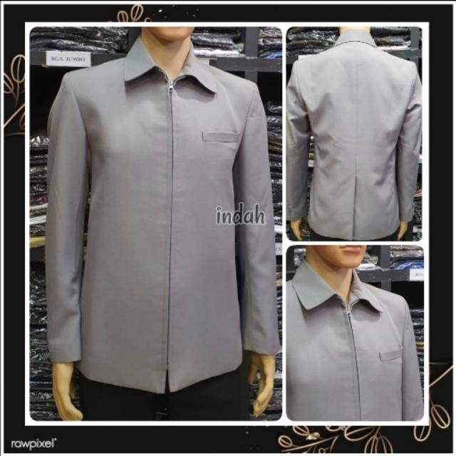 Handsome Men's Jacket (GREY) | Shopee Malaysia