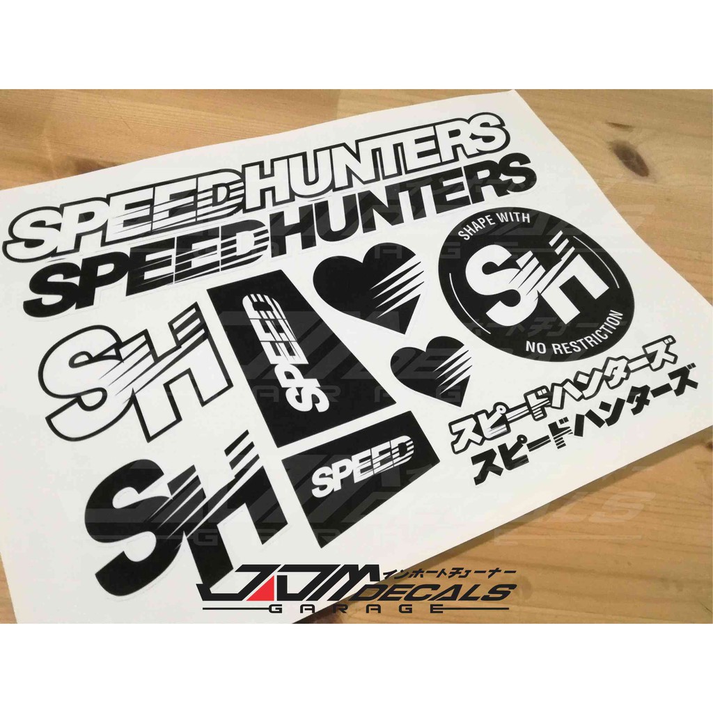 11 in 1 Speedhunters Stickers (A4 Size) | Shopee Malaysia
