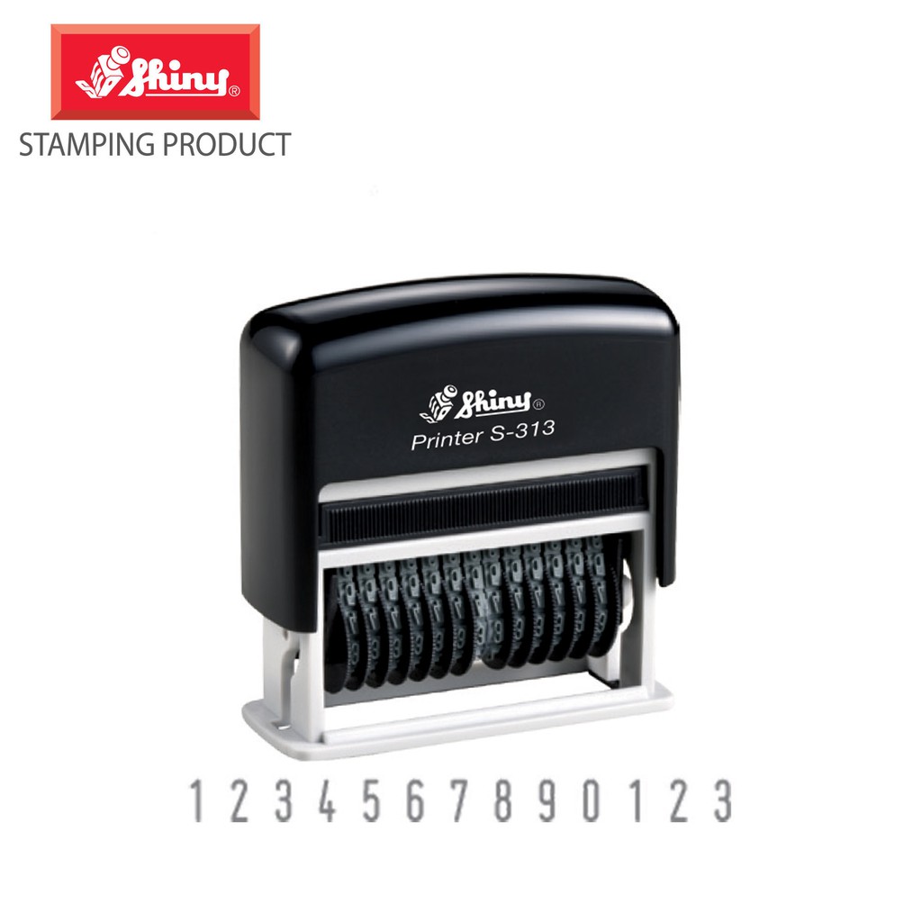 Shiny Numbering Self Inking Stamp (S309 & S313 3mm) | Shopee Malaysia