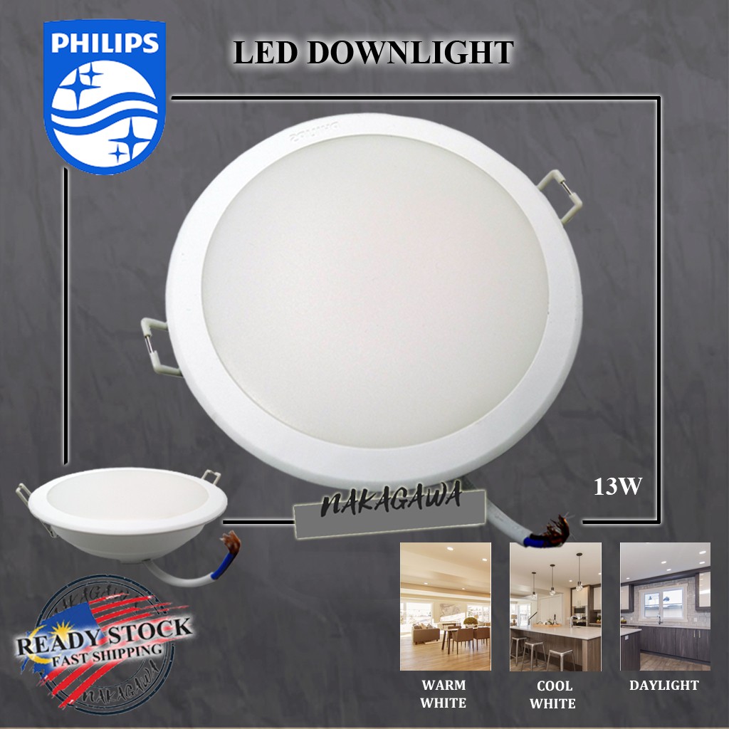 PHILIPS MESON LED DOWNLIGHT 13W 59464 ROUND | Shopee Malaysia