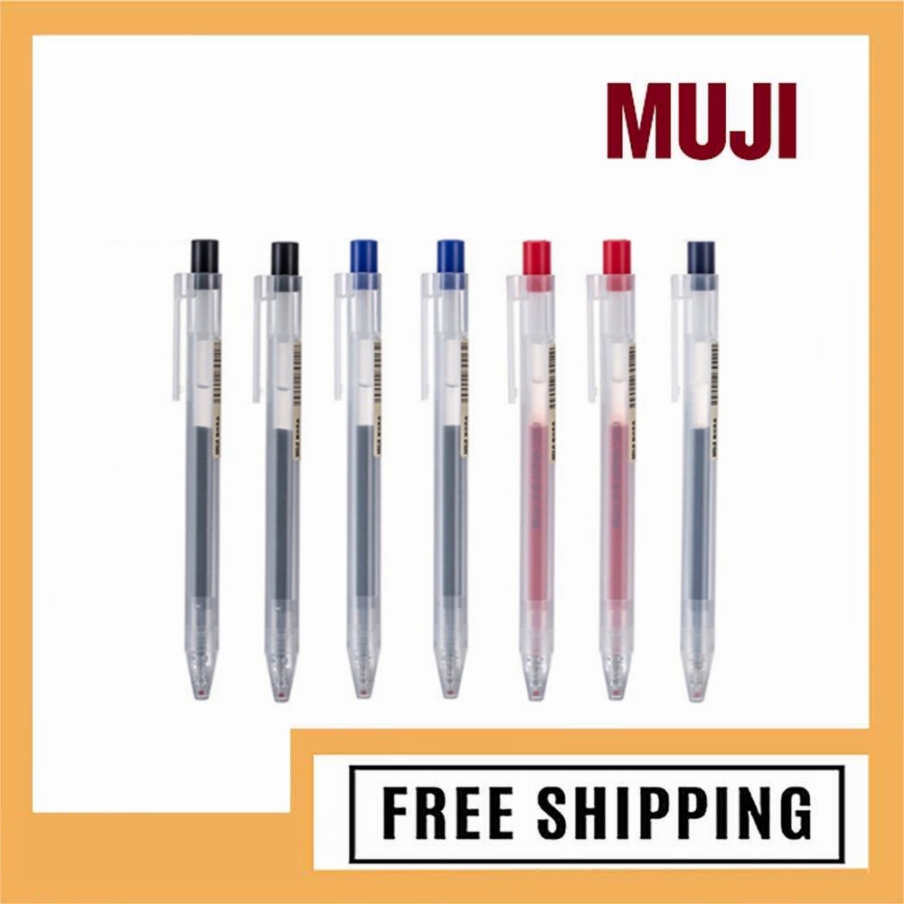 Japan Muji Stationery Press The Pen 0.5mm Gel Pen Student Press Office ...