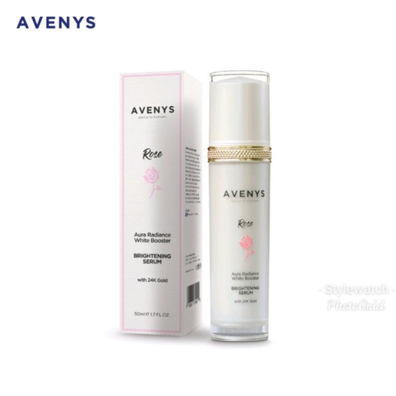 Avenys Rose Aura Radiance White Booster Brightening Serum 100% Original ...