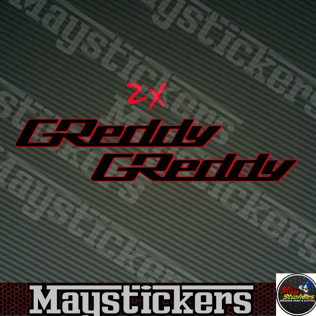 STICKER BODY performance brand( Greddy LOGO) | Shopee Malaysia