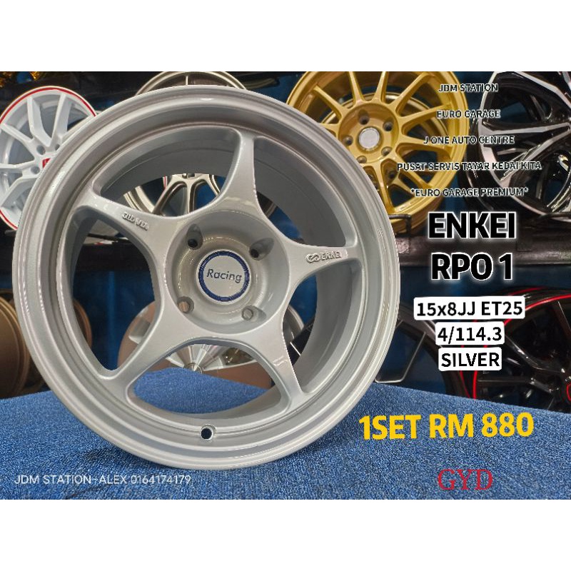 SPORT RIM BARU ENKEI RPO1 8JJ PERSONA WAJA SAGA VVT | Shopee Malaysia