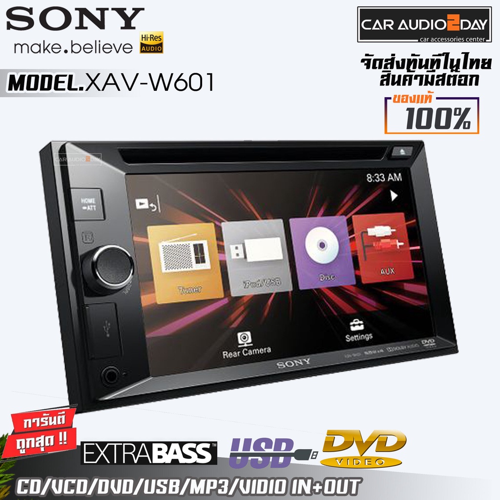 SONY XAV-W601 Car Audio Play CD/MP3/VCD/DVD Video IN/OUT USB Radio ...
