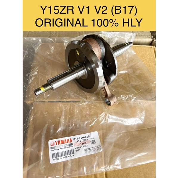 Y15ZR CRANKSHAFT ASSY STANDARD ORIGINAL 100% HLY for Yamaha Y15ZR V1 V2 B17-E1400-00 | Shopee ...