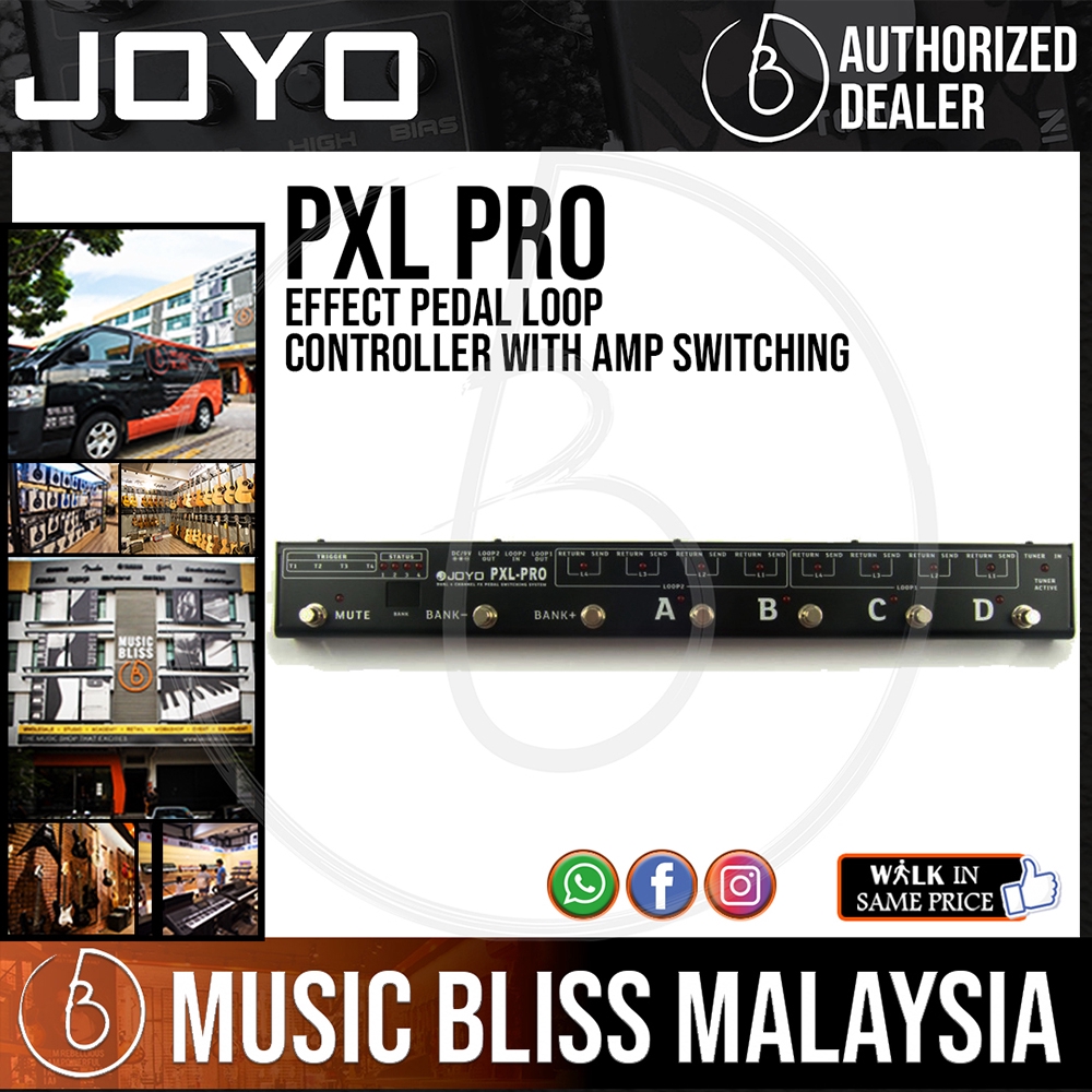 Joyo PXL-PRO Effect Pedal Loop Controller with Amp Switching (PXL PRO ...