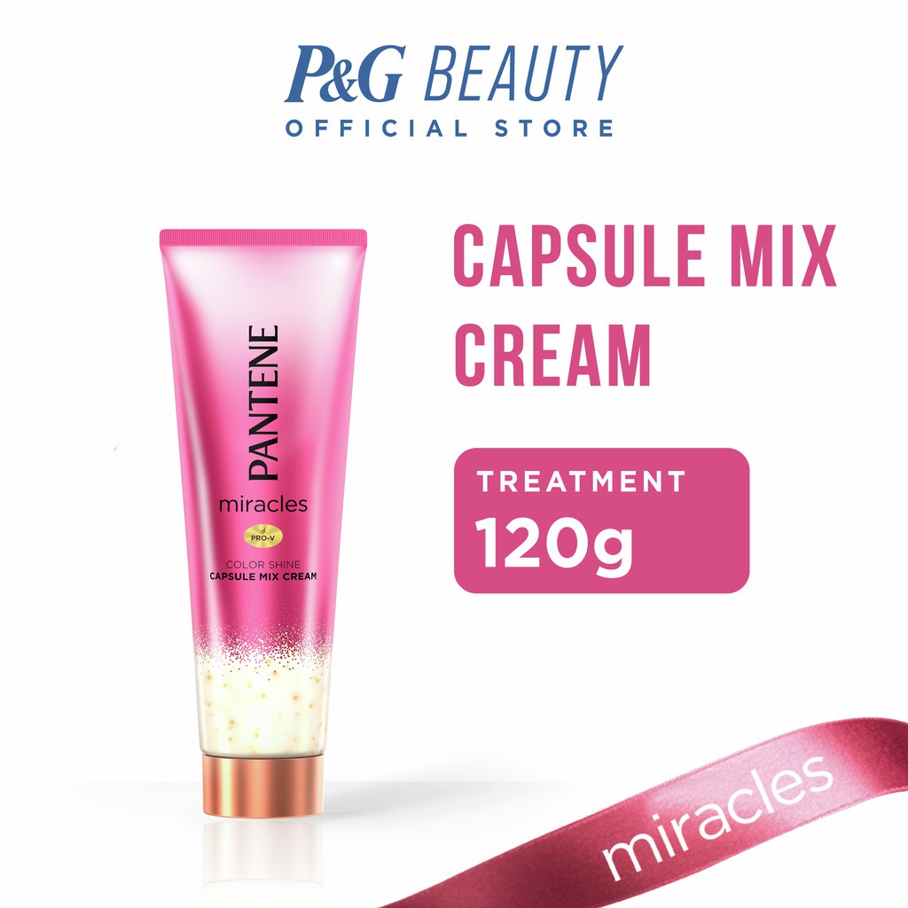 Pantene Miracles Color Shine Capsule Mix Cream (120g) [EXP: 19 Jan 2024 ...