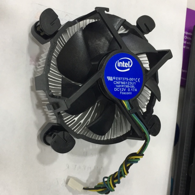 CPU fan - Celeron/ Pentium / i3/i5/i7/ Xeon - Heatsink Fan socket 1156 ...