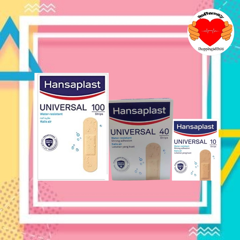 Hansaplast Universal 100's / 40's / 20's /10's (Exp-10/2026) | Shopee ...