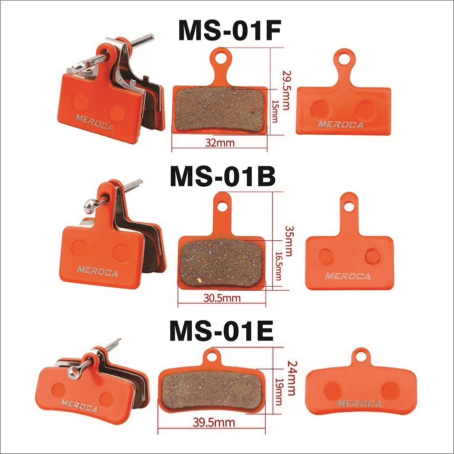Basikal Brake Pad Resin Bicycle MEROCA MTB Mountain Bike M355 M375 ...
