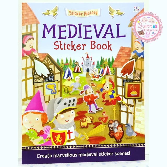 Imported BBW Medieval Kids Sticker Book | Shopee Malaysia